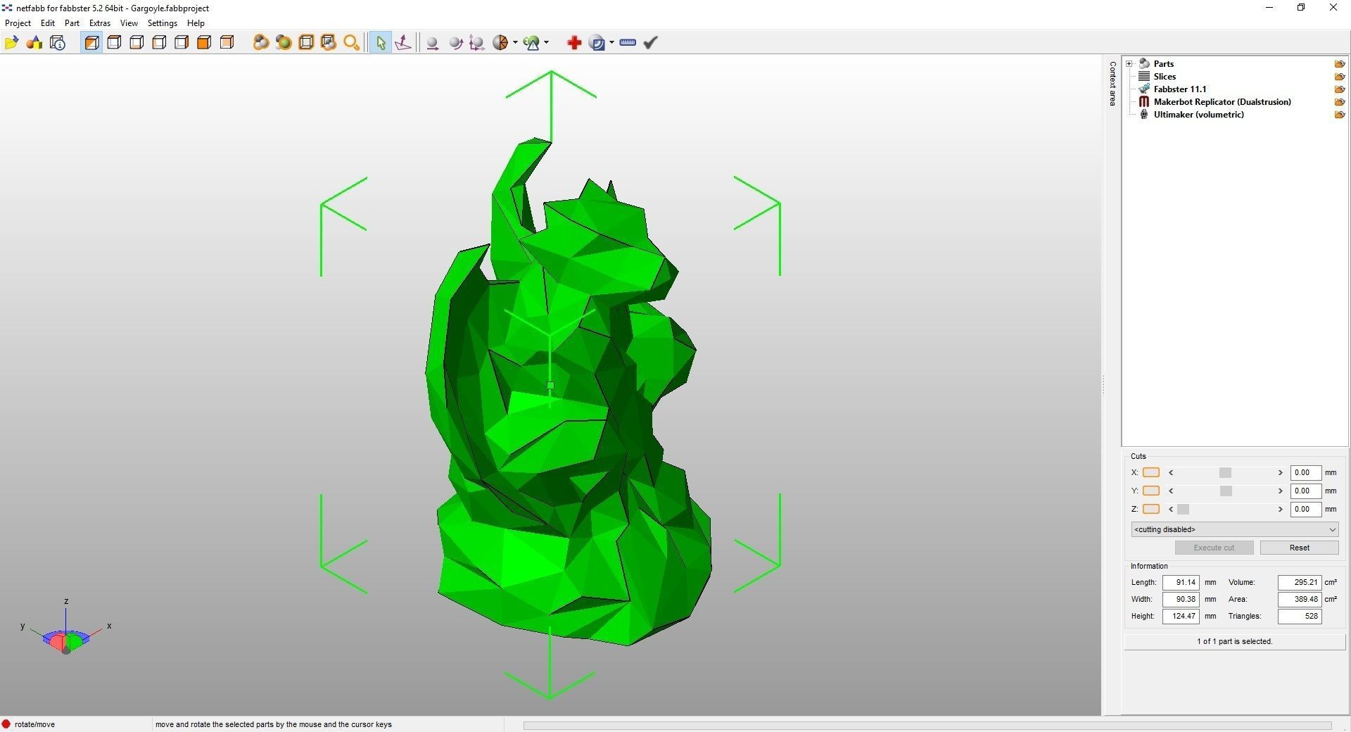 3D model Gargoyle Low Poly VR / AR / low-poly | CGTrader