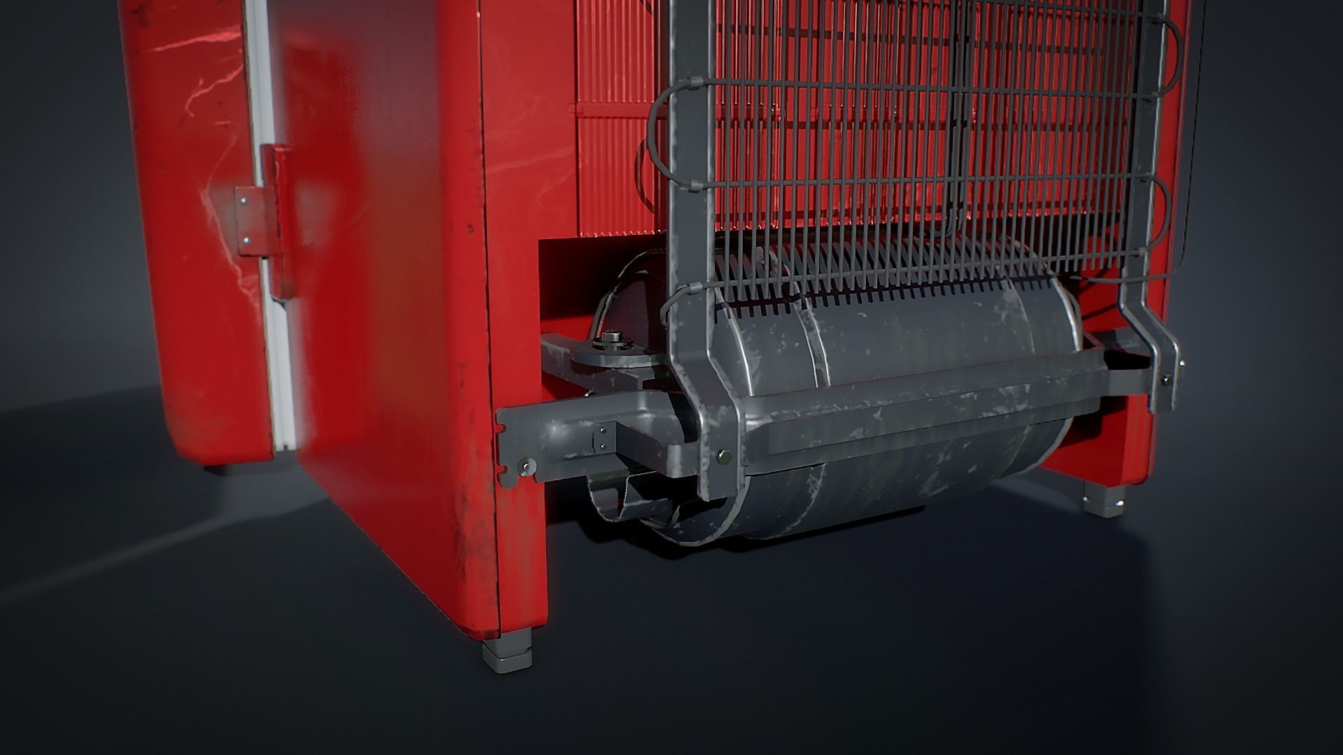 3D model Vintage Soviet Fridge - ZIL Moskva VR / AR / low-poly | CGTrader