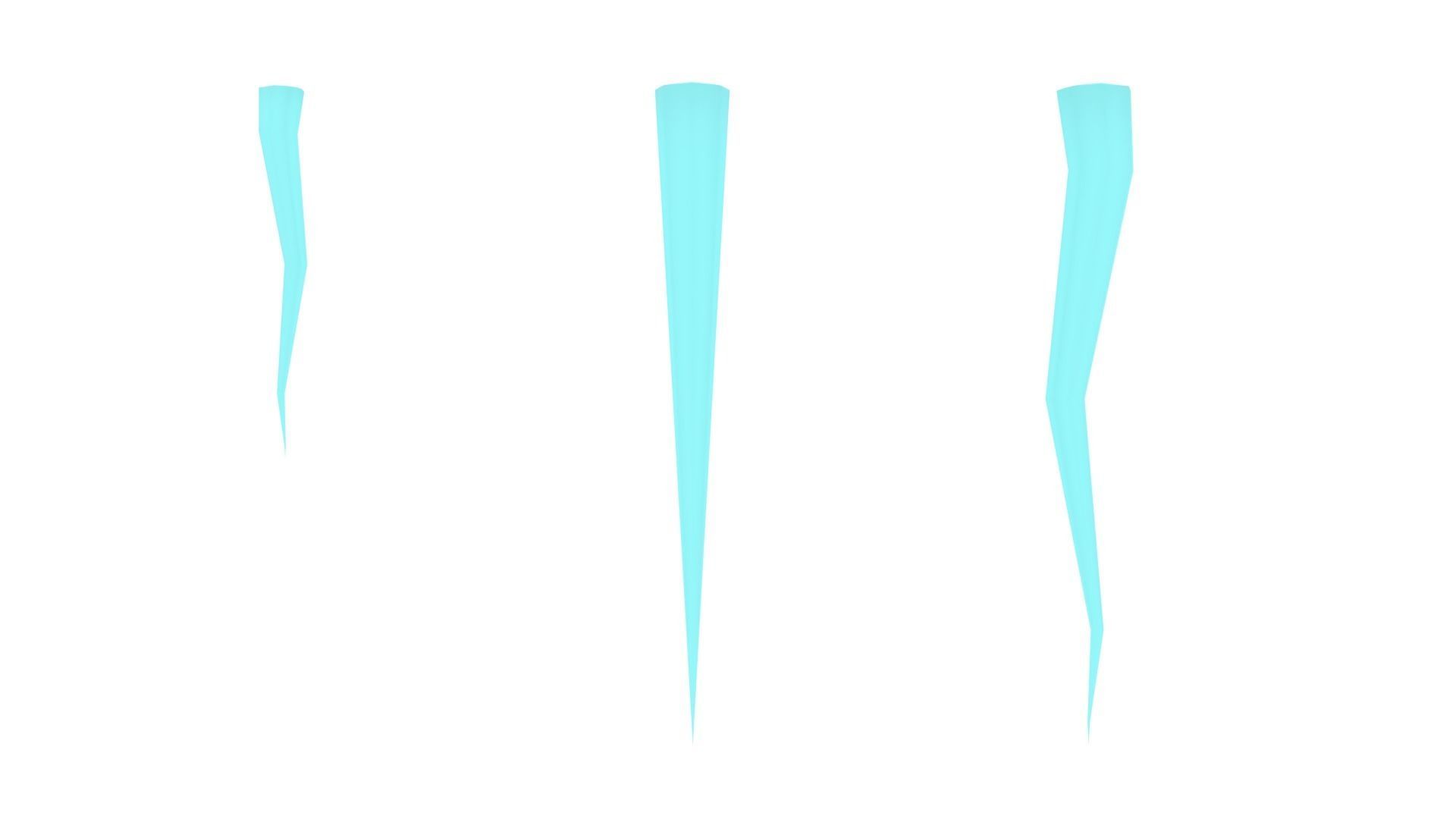 3D model Icicle with Shapes VR / AR / low-poly | CGTrader