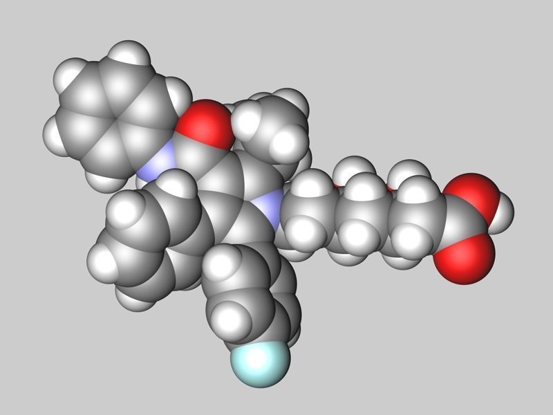 Collection of statin drug molecules 3D model | CGTrader