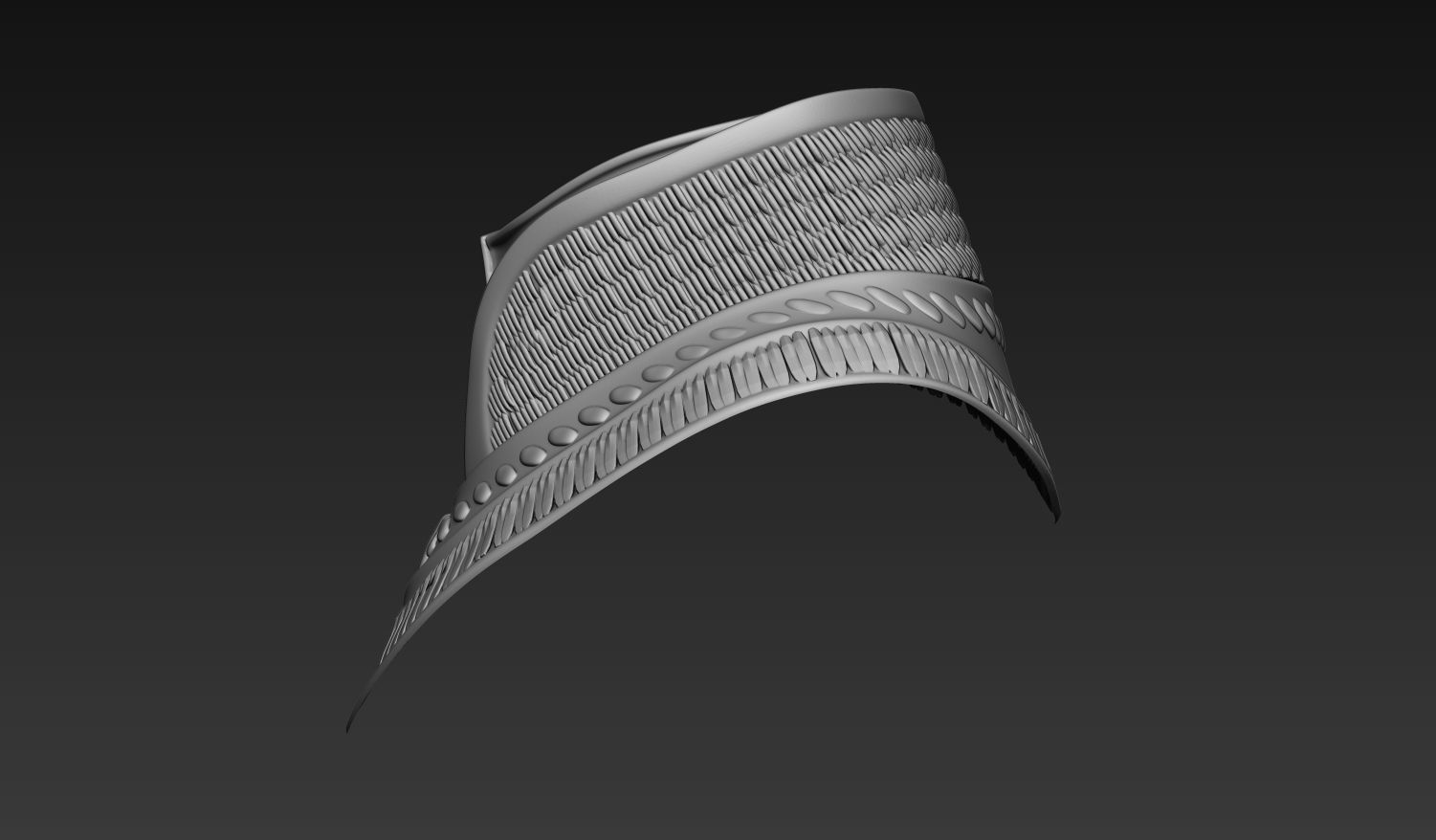 Samurai Neck Armor 3D model | CGTrader
