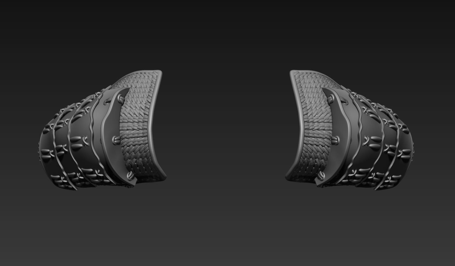 Samurai Shoulder Armor 3D model | CGTrader