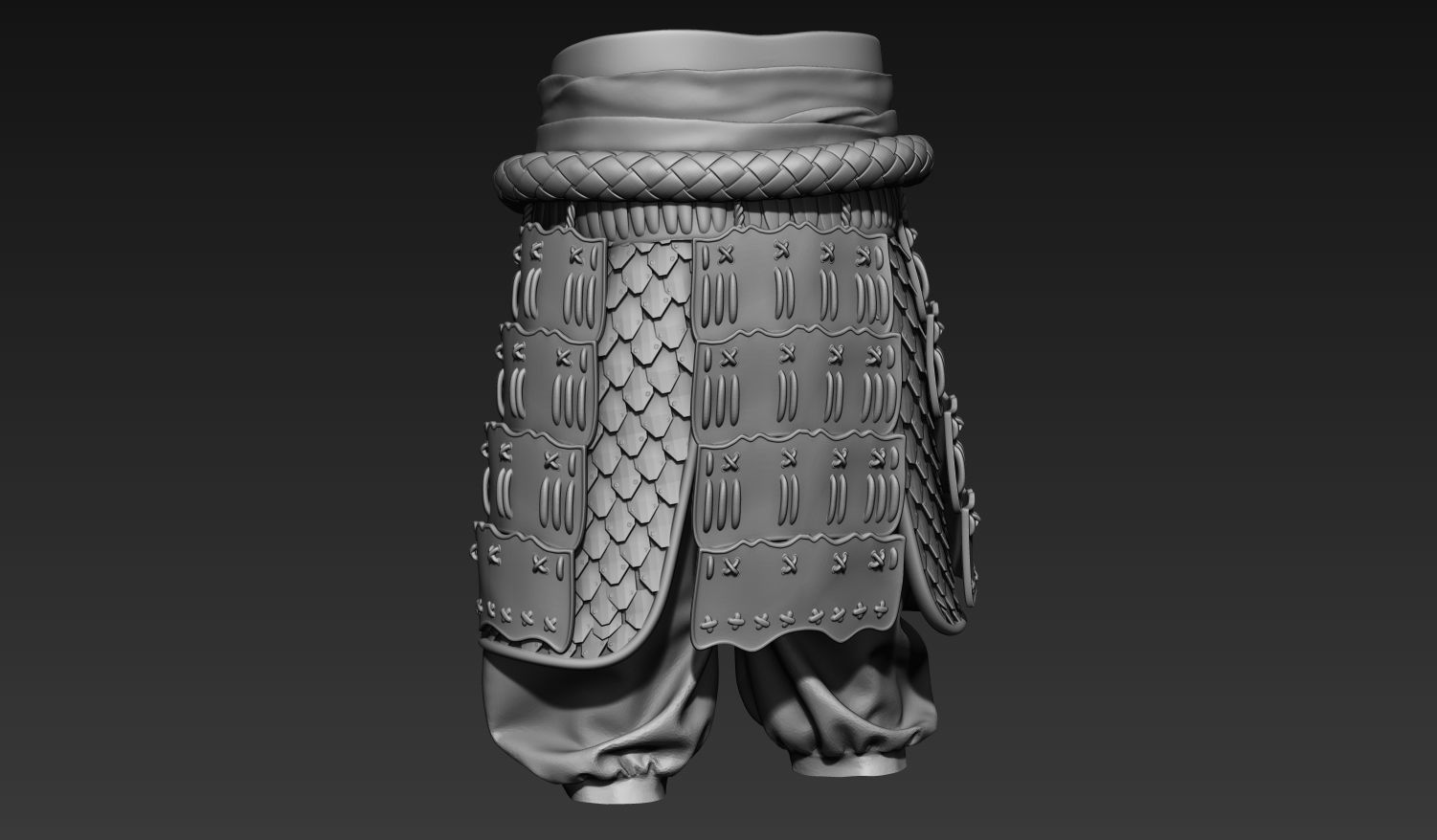 Samurai Leg Armor 3D model | CGTrader