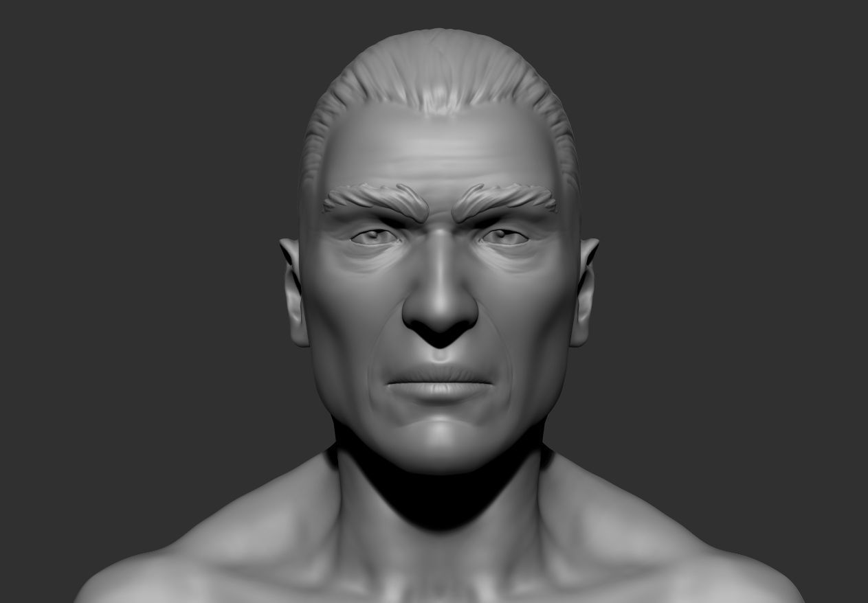 Japaness Head 3D model | CGTrader