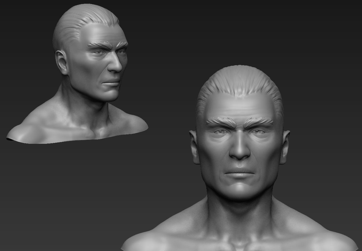 Japaness Head 3D model | CGTrader