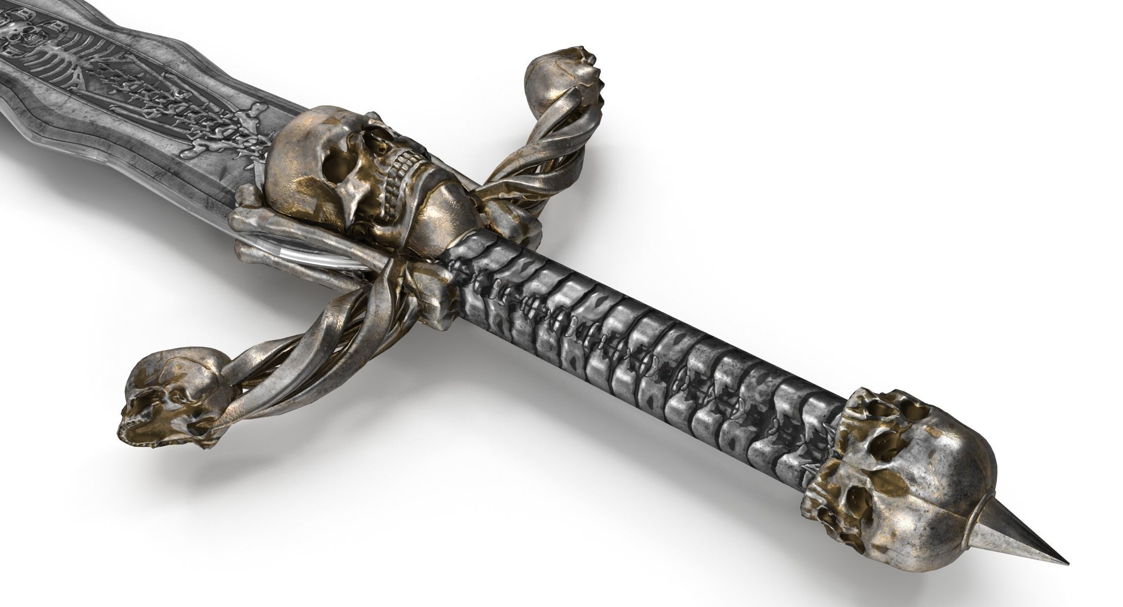 Sword Skull 3D model | CGTrader