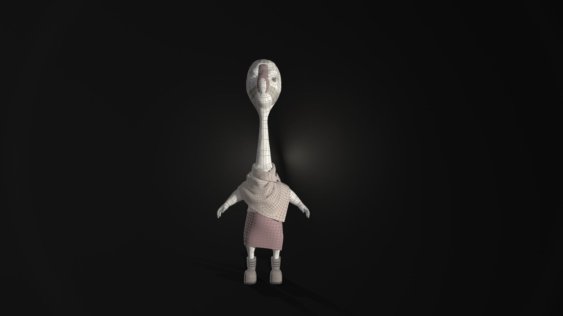 3D model Alien Monk VR / AR / low-poly | CGTrader