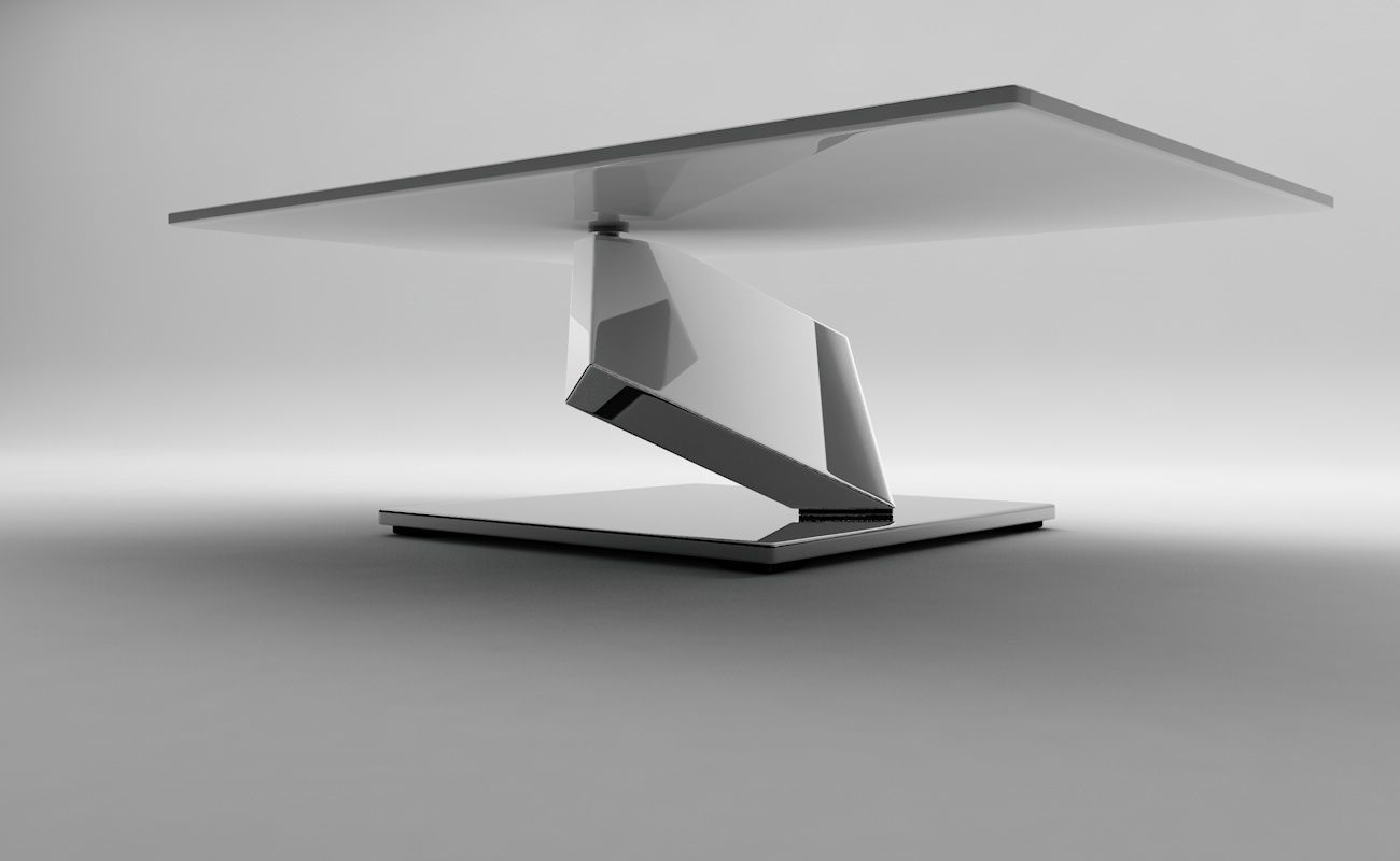 Ultrarealistic futuristic table 3D model | CGTrader