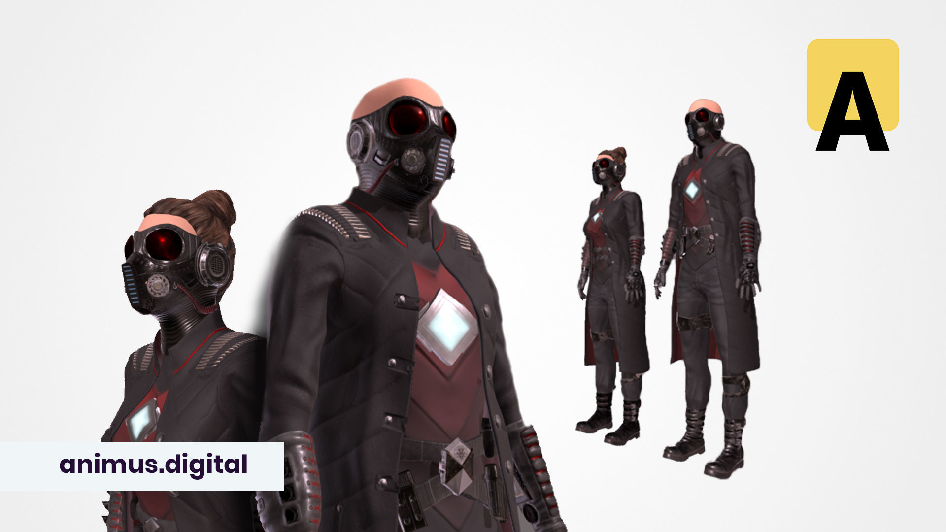 3D model Sci-fi suit AC-1 modular pack VR / AR / low-poly rigged | CGTrader
