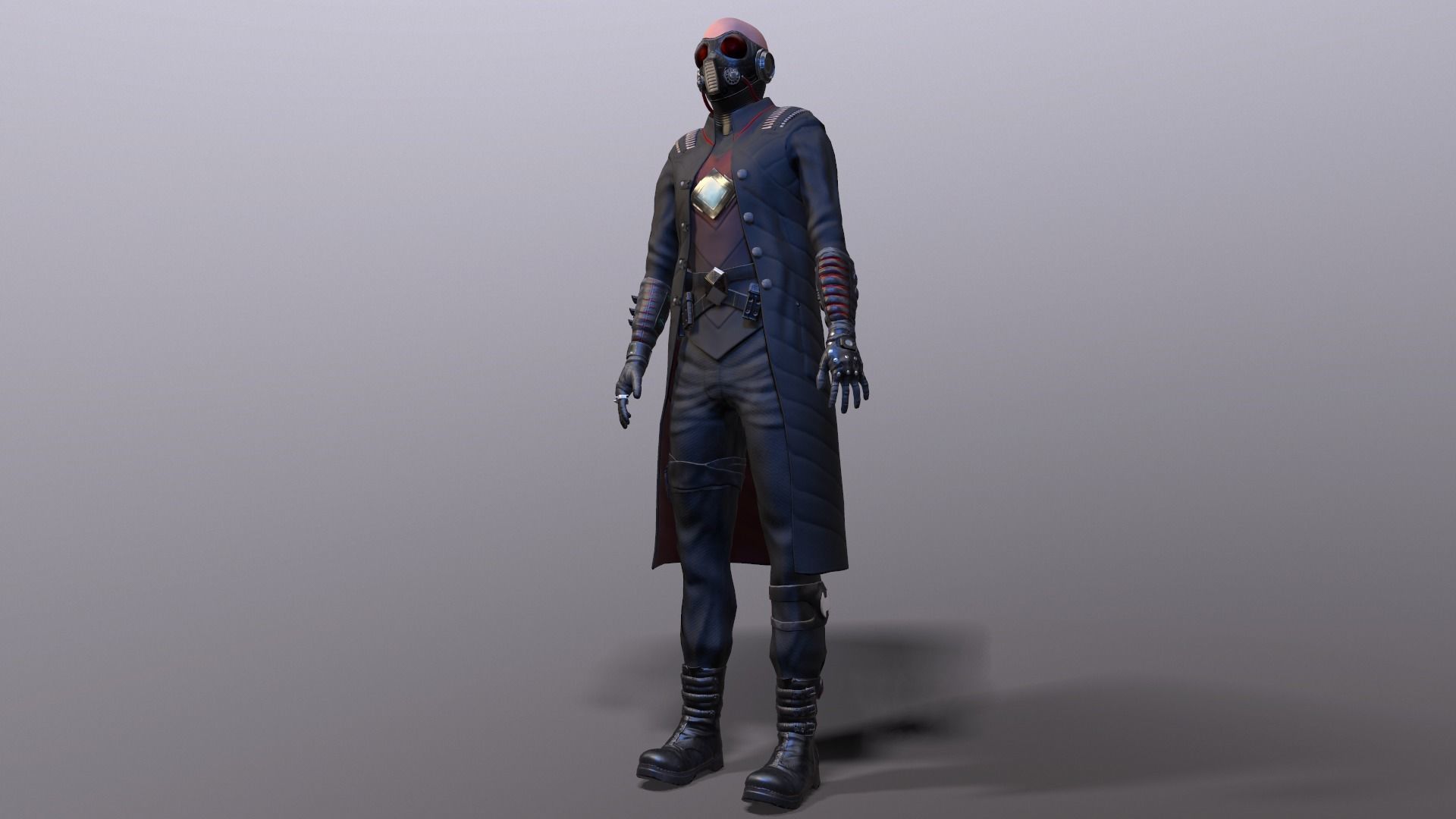 3D model Sci-fi suit AC-1 modular pack VR / AR / low-poly rigged | CGTrader