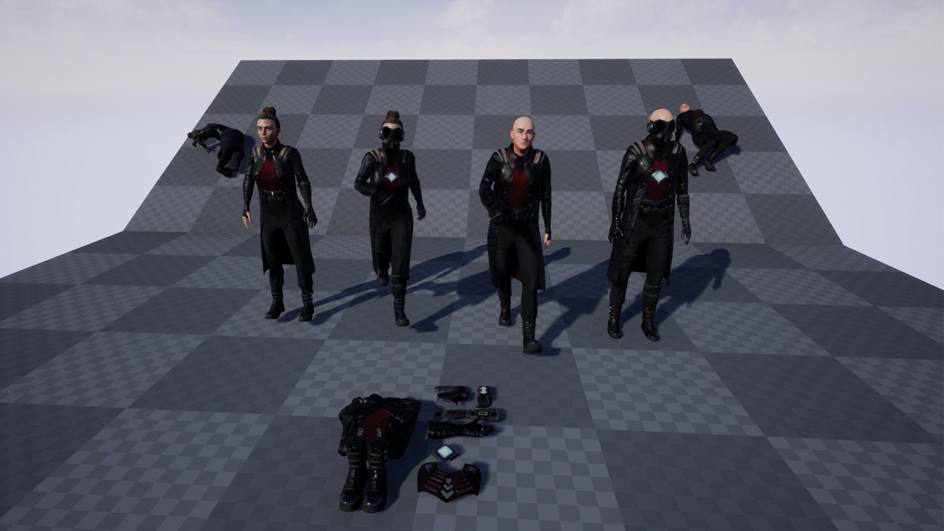 3D model Sci-fi suit AC-1 modular pack VR / AR / low-poly rigged | CGTrader