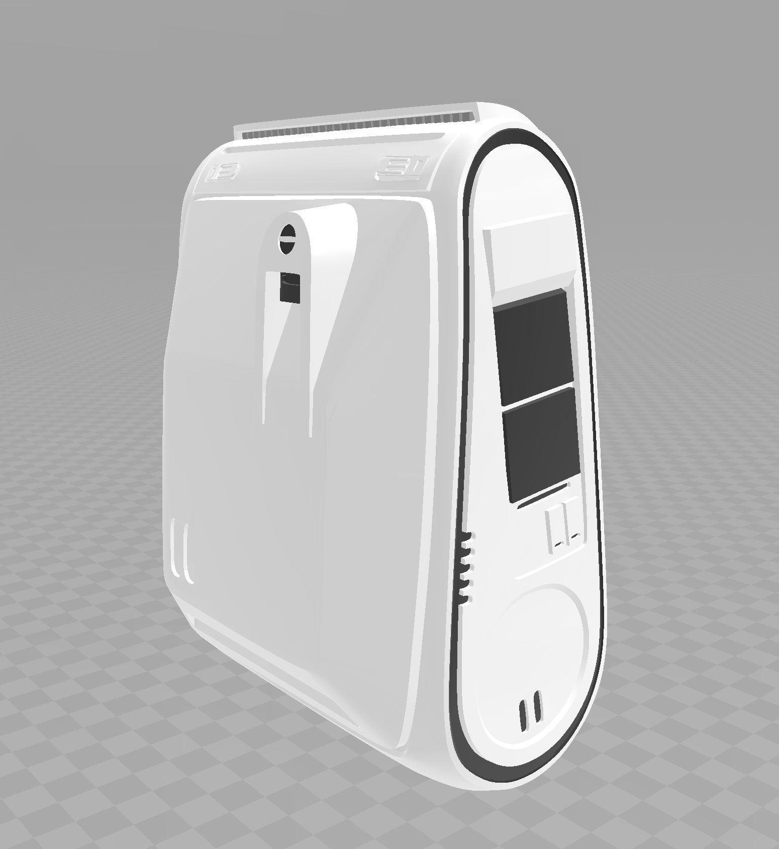 Star Wars TFA First Order SnowTrooper backpack 3D model 3D printable ...