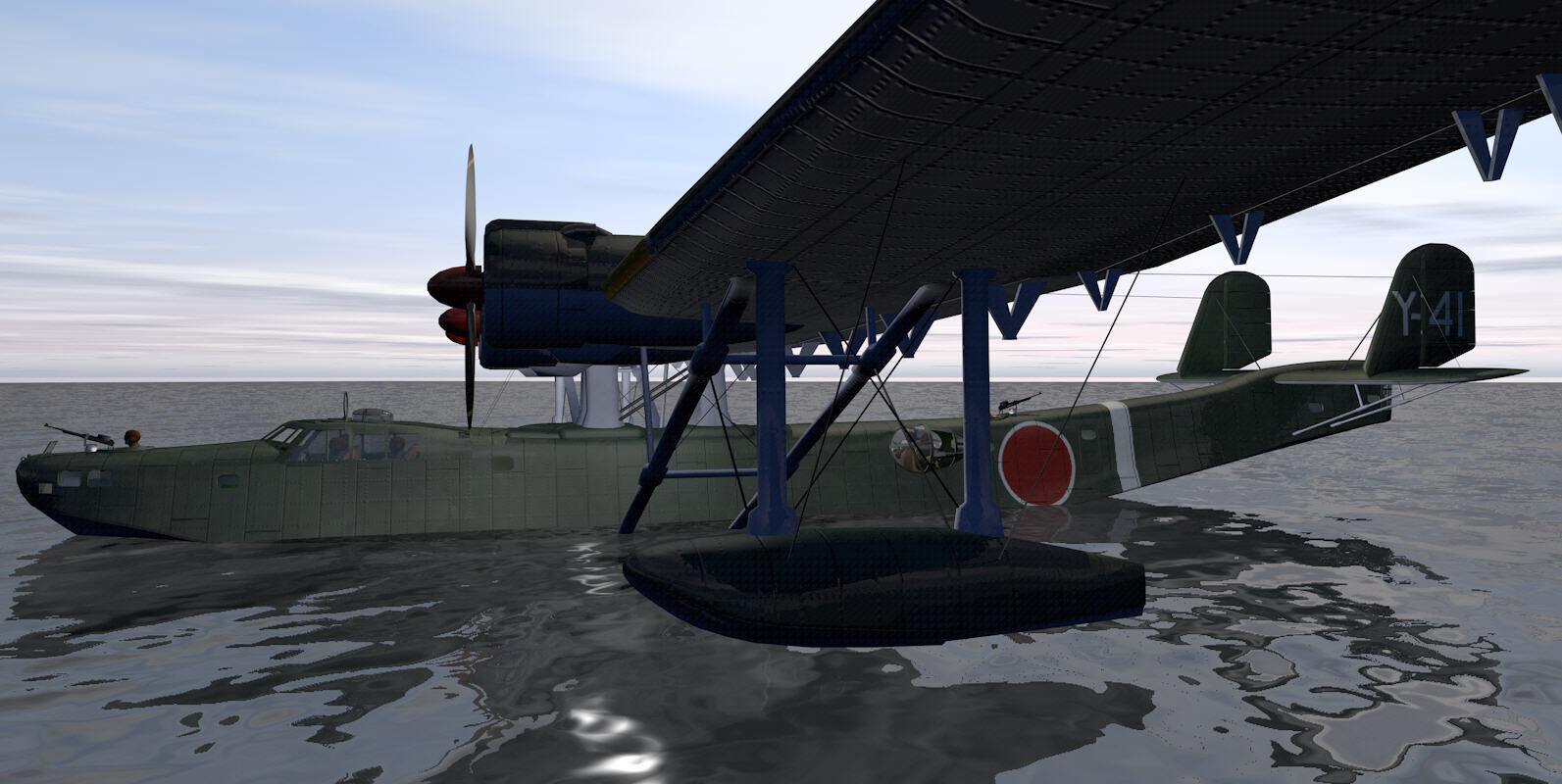 Kawanishi H6K4 Mavis 3D model | CGTrader