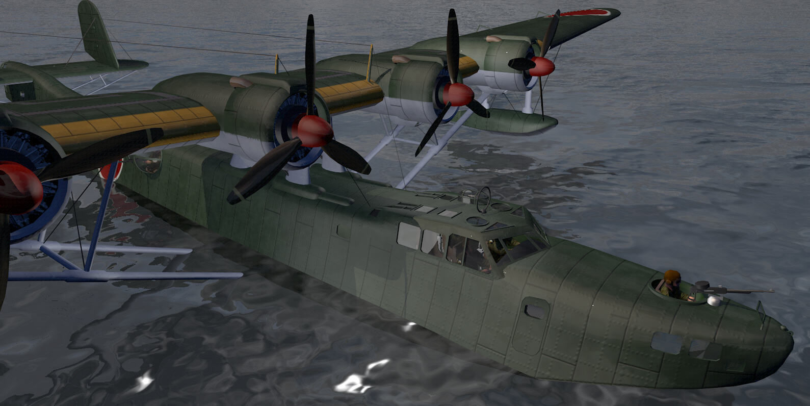 Kawanishi H6K4 Mavis 3D model | CGTrader