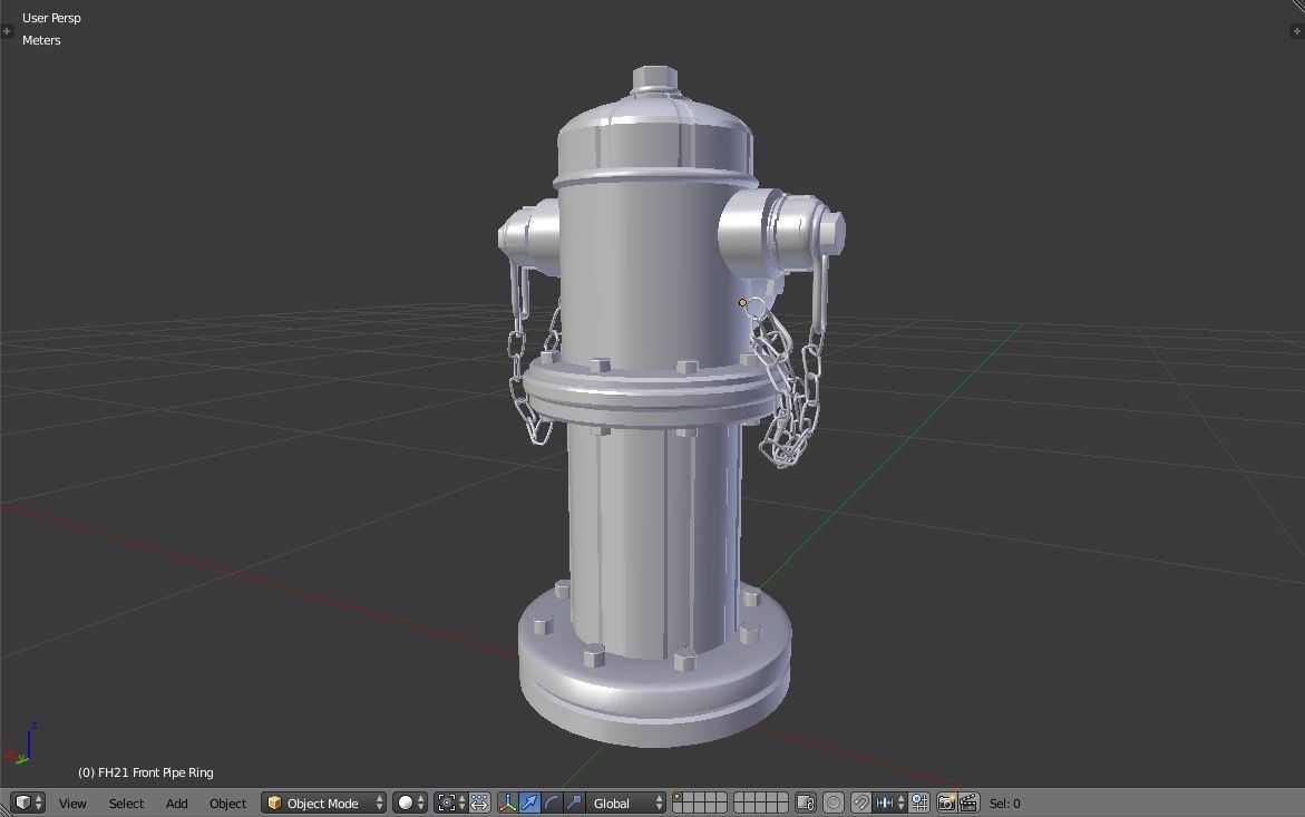 Fire Hydrant 21 - Safety and Emergency Equipment 3D model | CGTrader