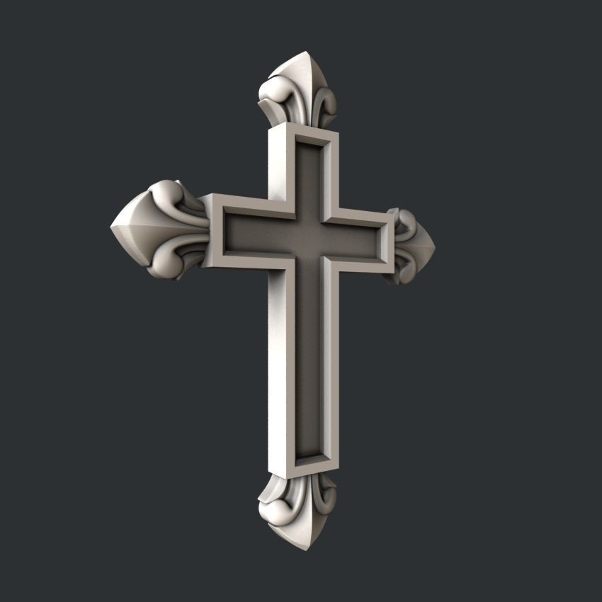 3d STL models for CNC router set 7 cross 3D model | CGTrader