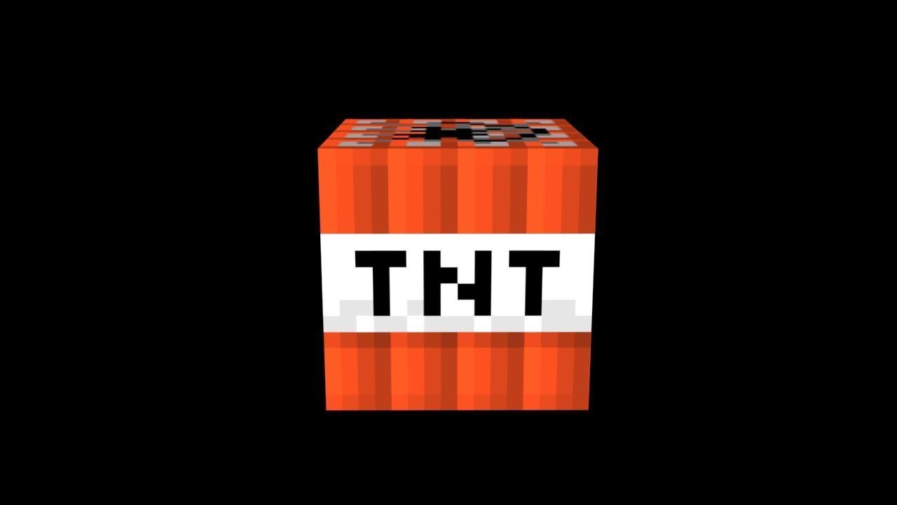 Minecraft TNT 3D Lowpoly model Vray Ready Game Ready VR AR Ready free ...