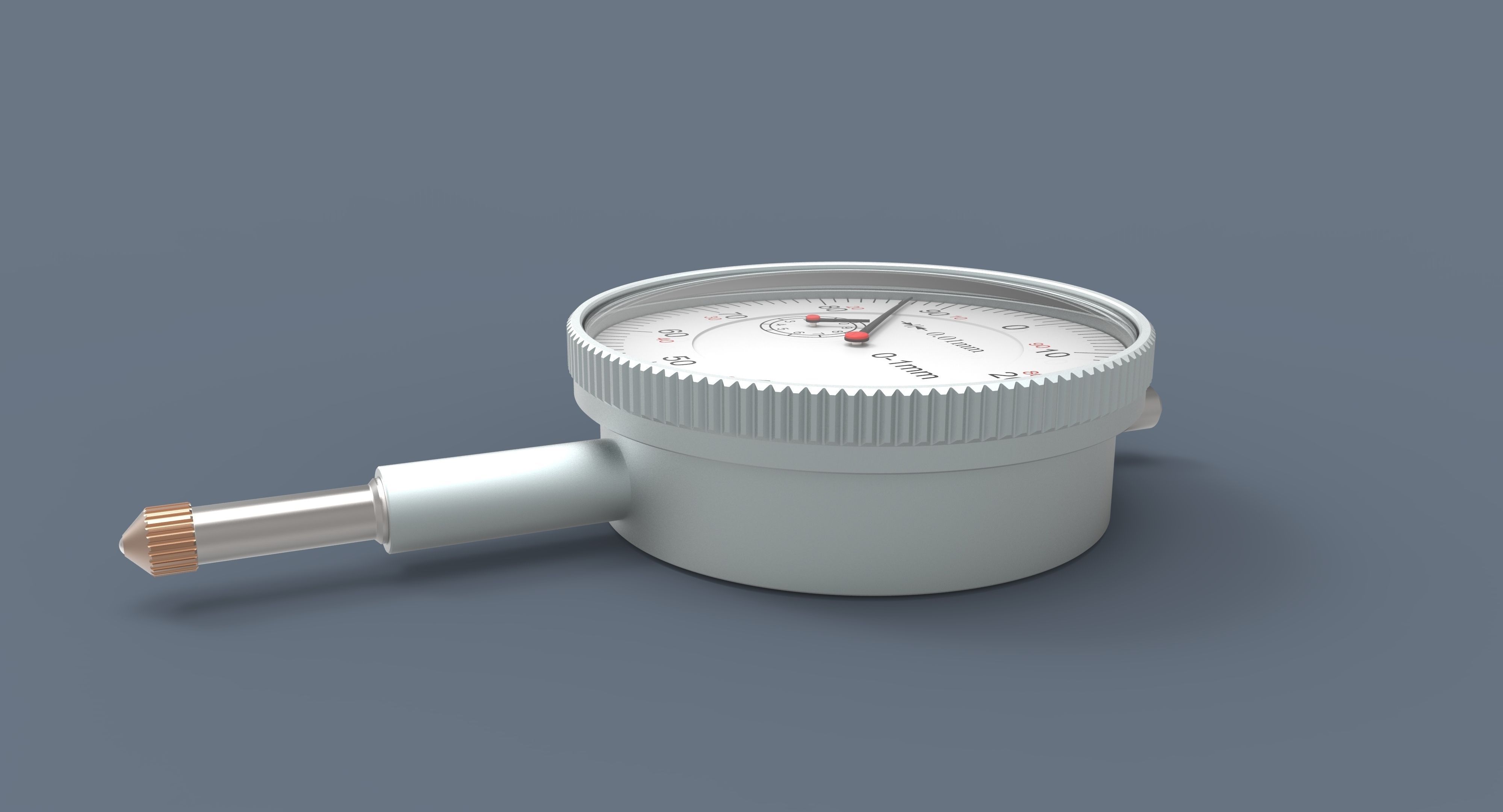 Dial indicator 3D Model SLDPRT SLDASM SLDDRW IGE IGS IGES | CGTrader.com