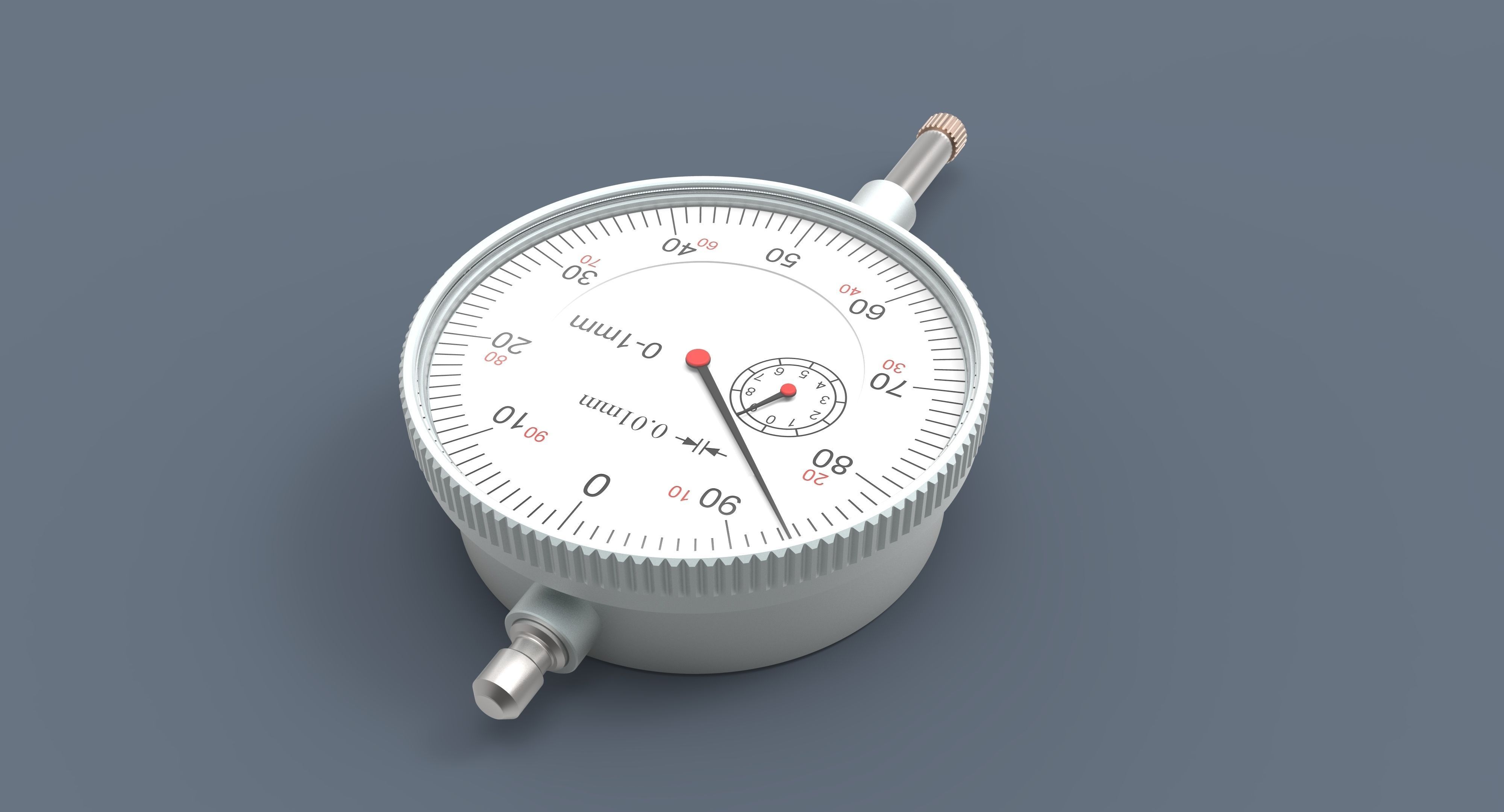 Dial indicator 3D Model SLDPRT SLDASM SLDDRW IGE IGS IGES | CGTrader.com
