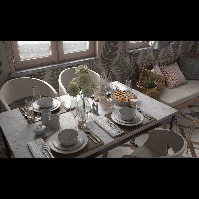 Living Room for C4d - interior design 3D model | CGTrader