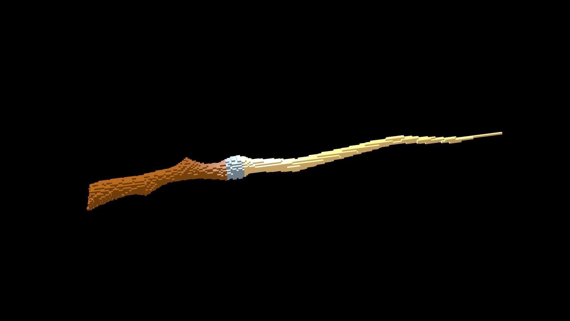 Magic wand voxel 3D model | CGTrader