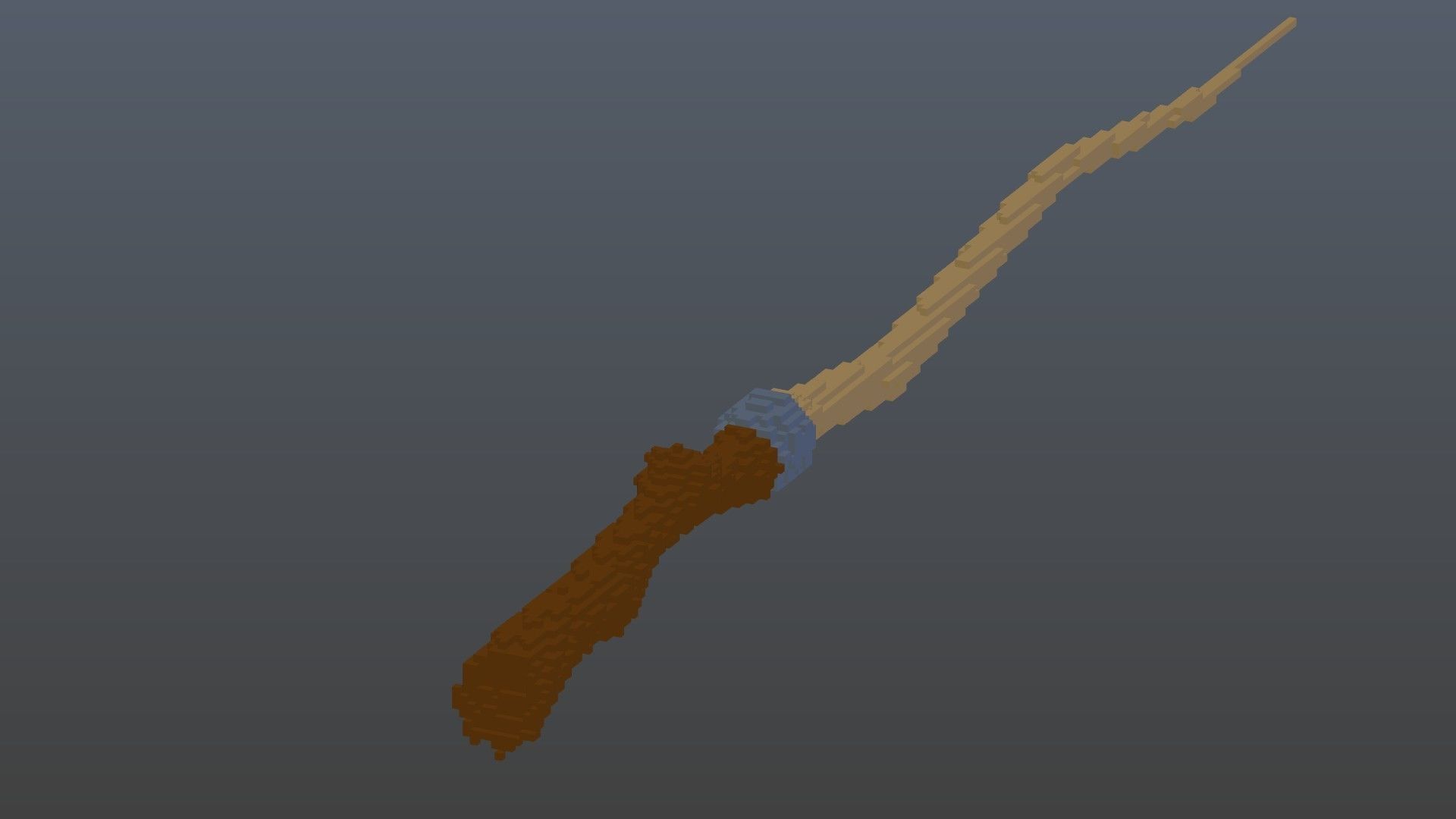 Magic wand voxel 3D model | CGTrader