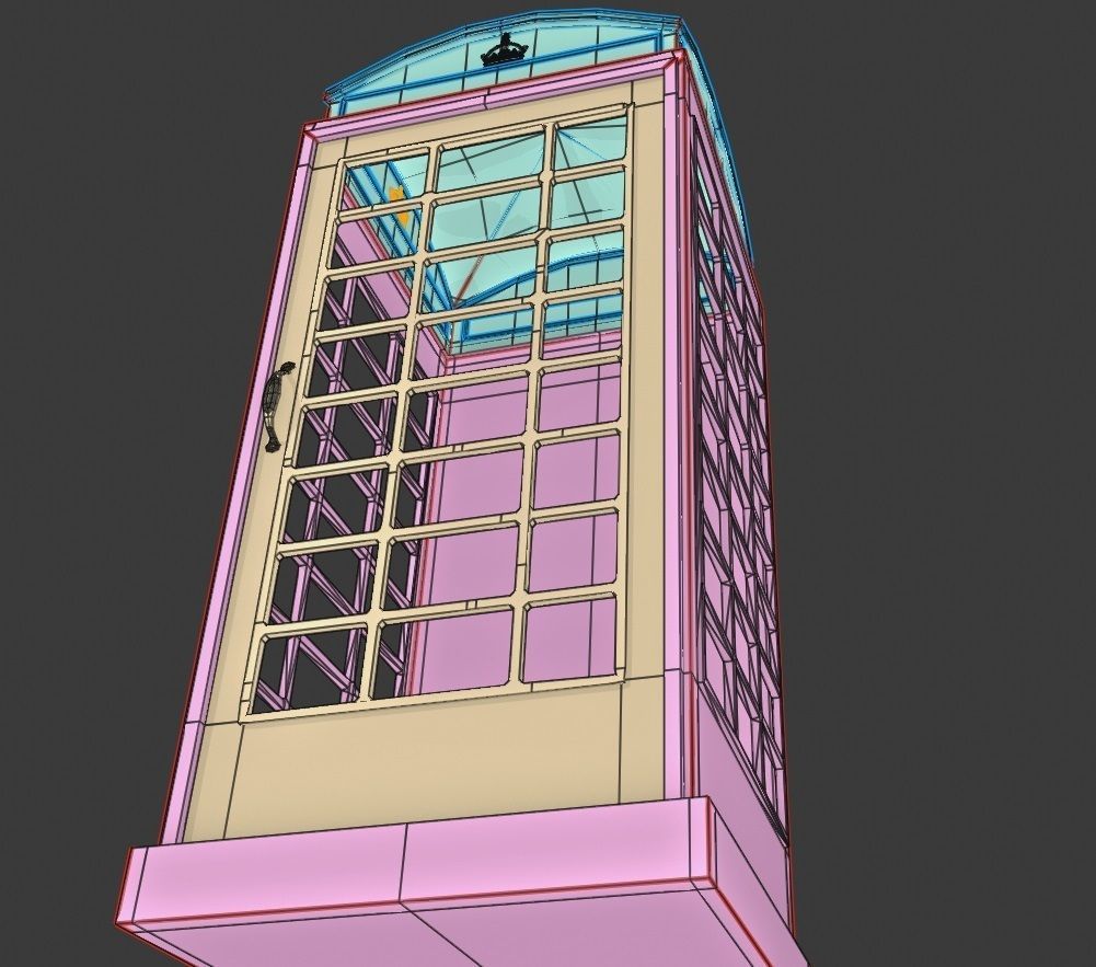 3D model phone booth 3d model VR / AR / low-poly | CGTrader