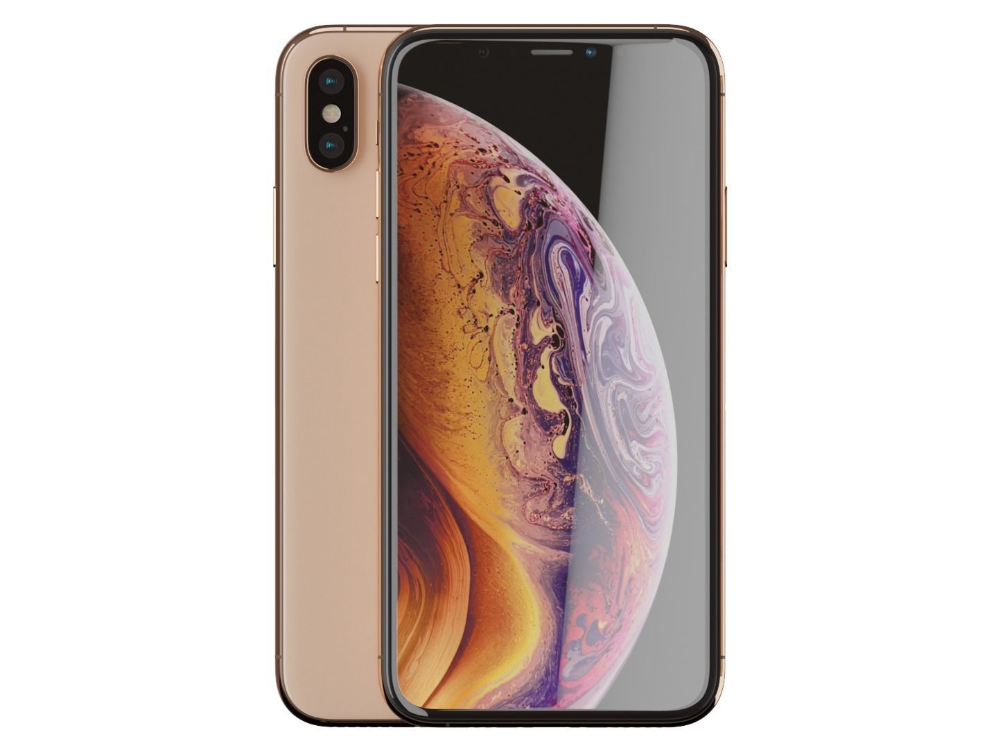 3D model Apple iPhone XS all colors Most Accurate VR / AR / low-poly ...