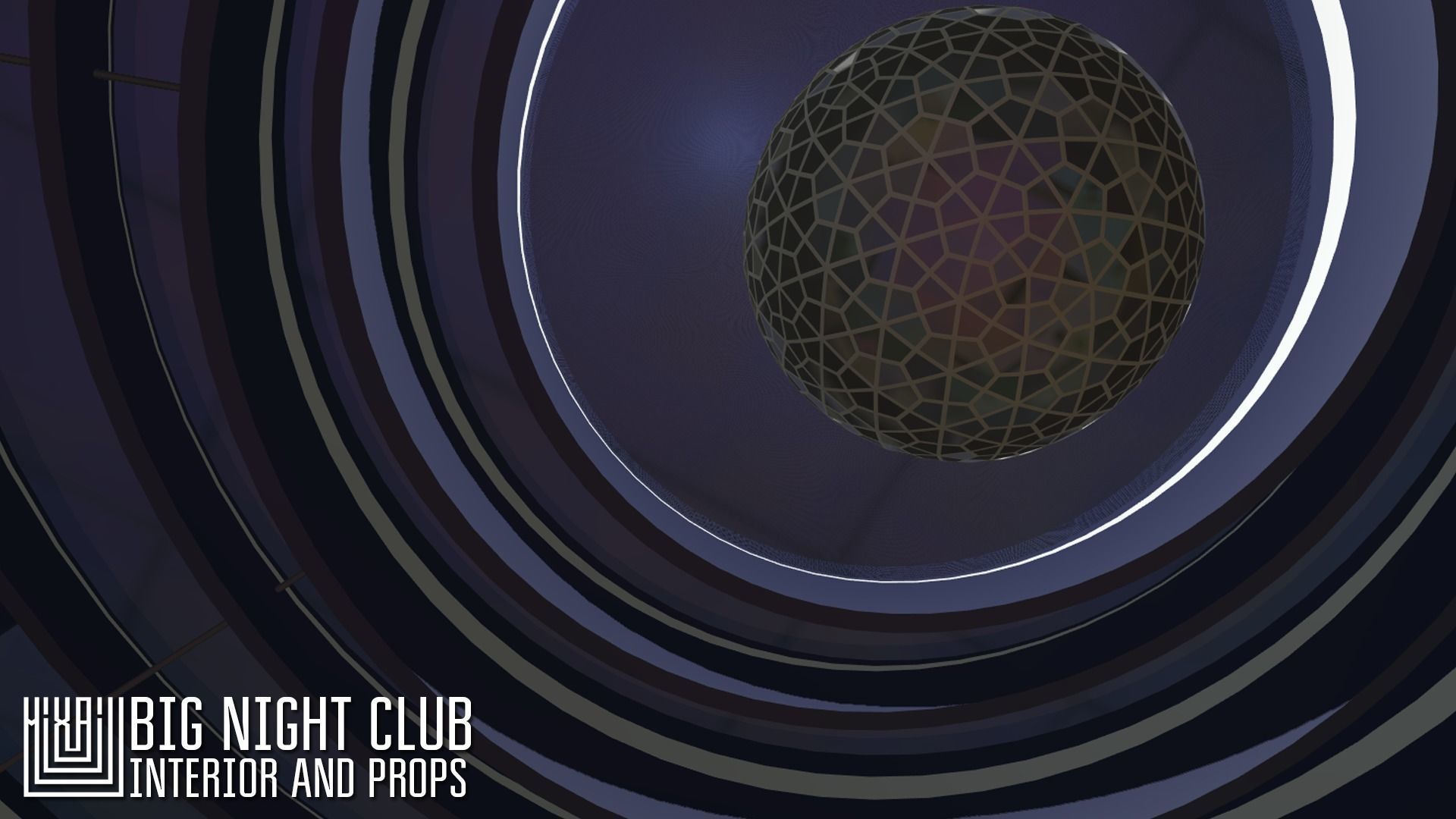 3D model Big night club - interior and props VR / AR / low-poly | CGTrader