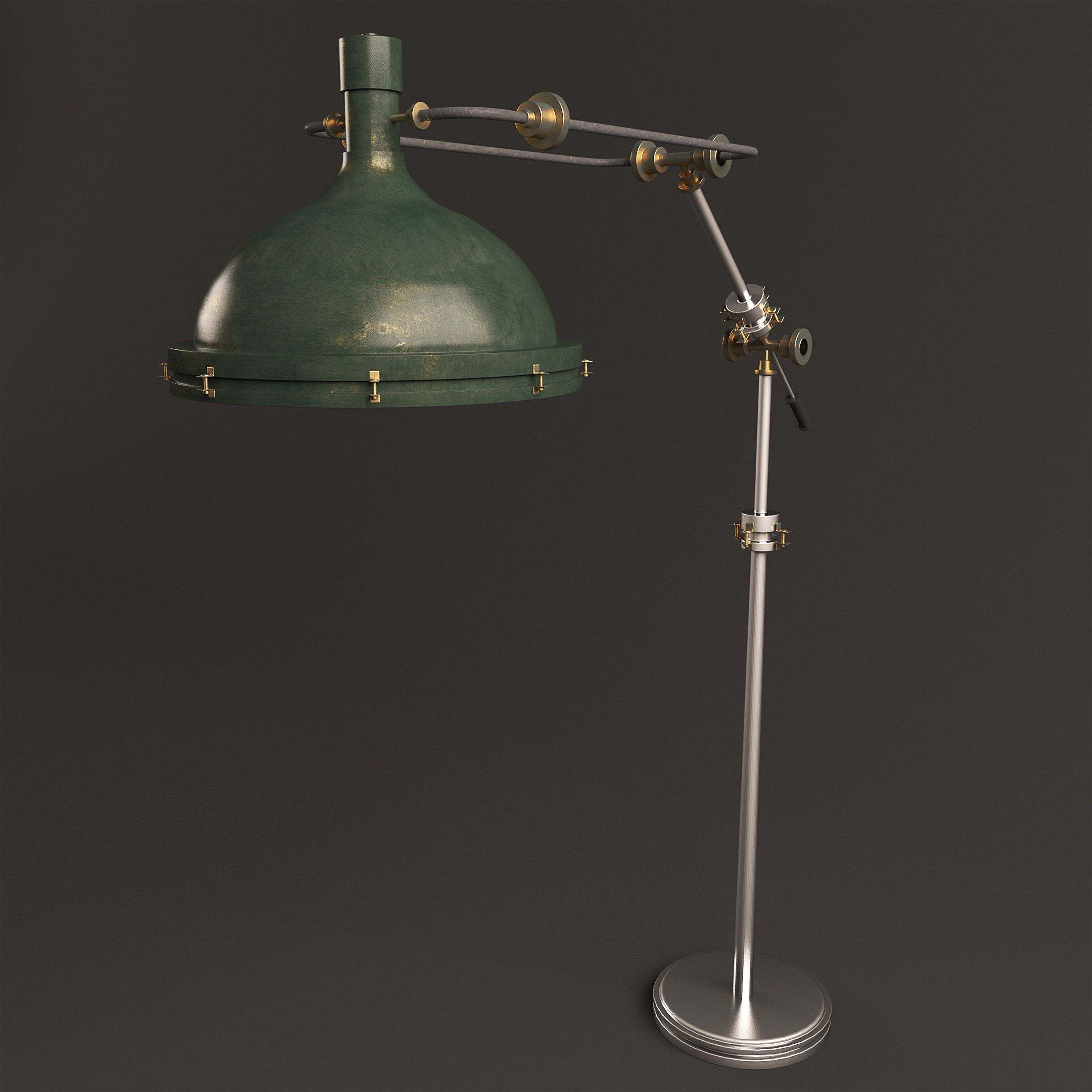 floor lamp free 3D model | CGTrader