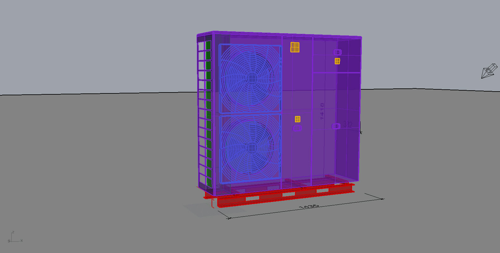 Heat pump 3D model | CGTrader