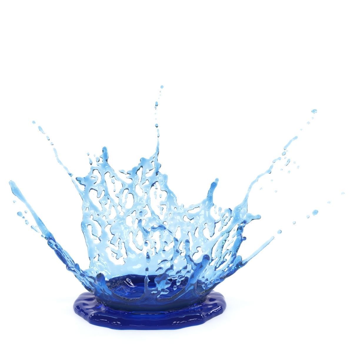 Crowns Splash Set 3D model | CGTrader