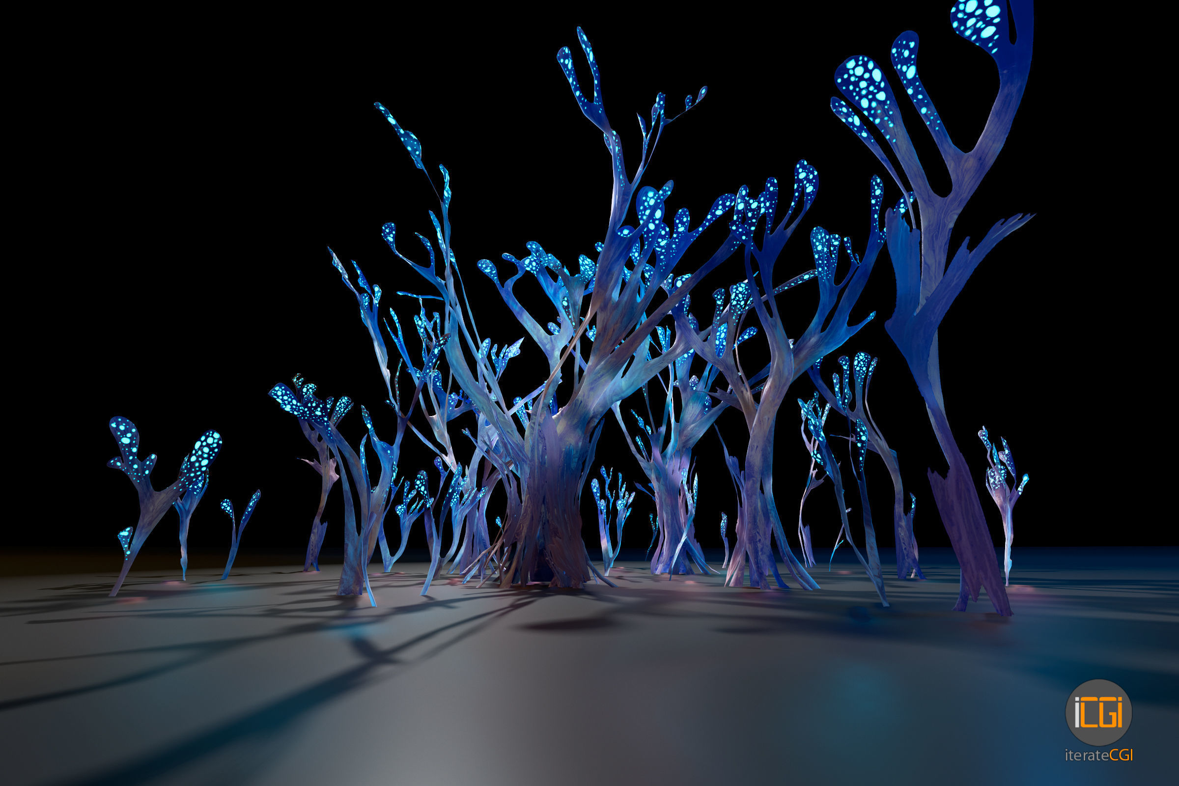 3D model Alien Plant Fungus Type 2 VR / AR / low-poly | CGTrader