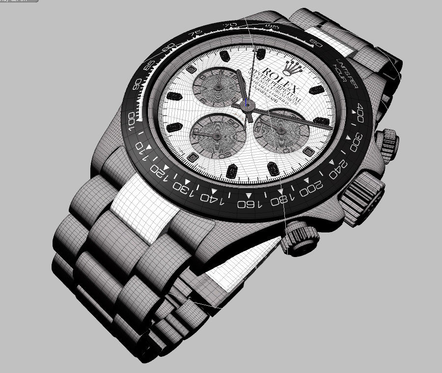 Watch ROLEX DAYTONA free 3D model | CGTrader