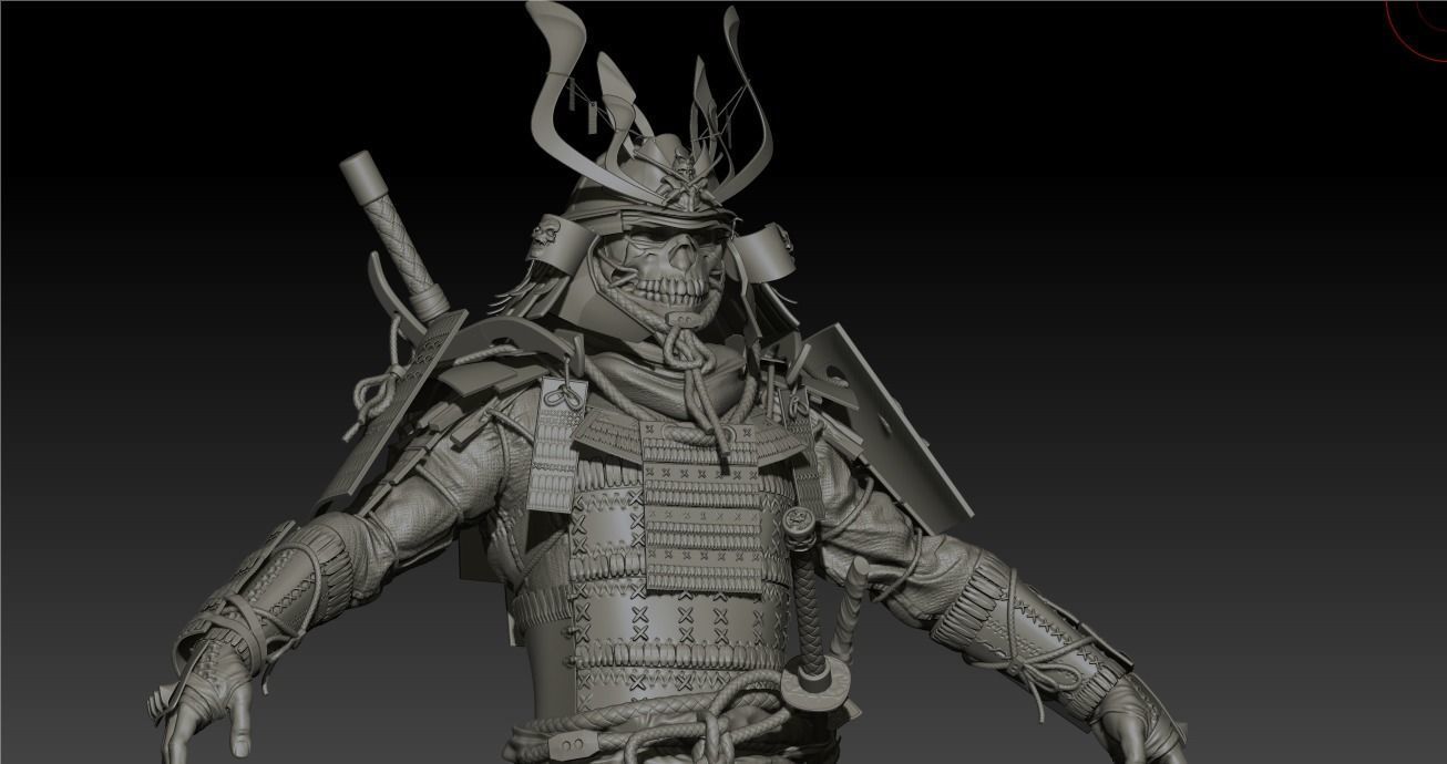 Samurai remaster High poly Zbrush project 3D model | CGTrader