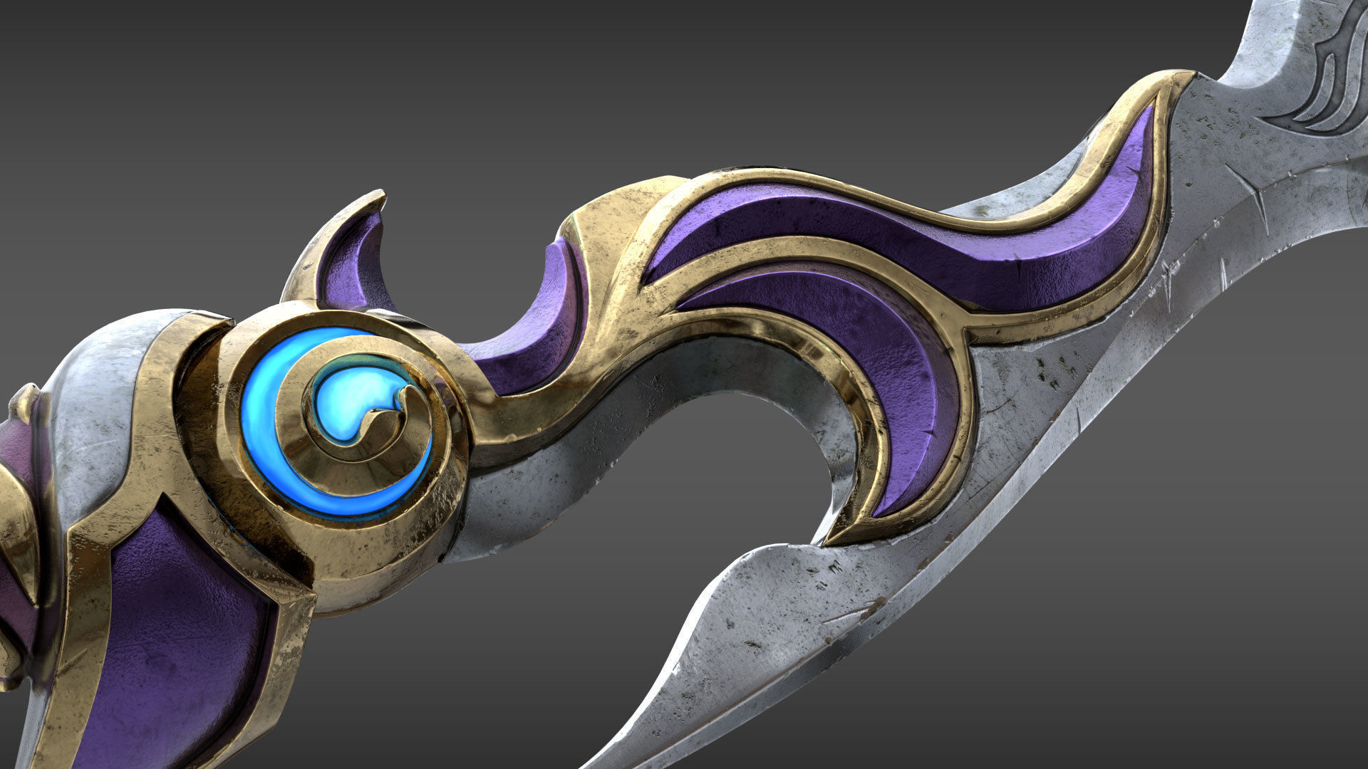 Fantasy Hero Sword 3D model | CGTrader