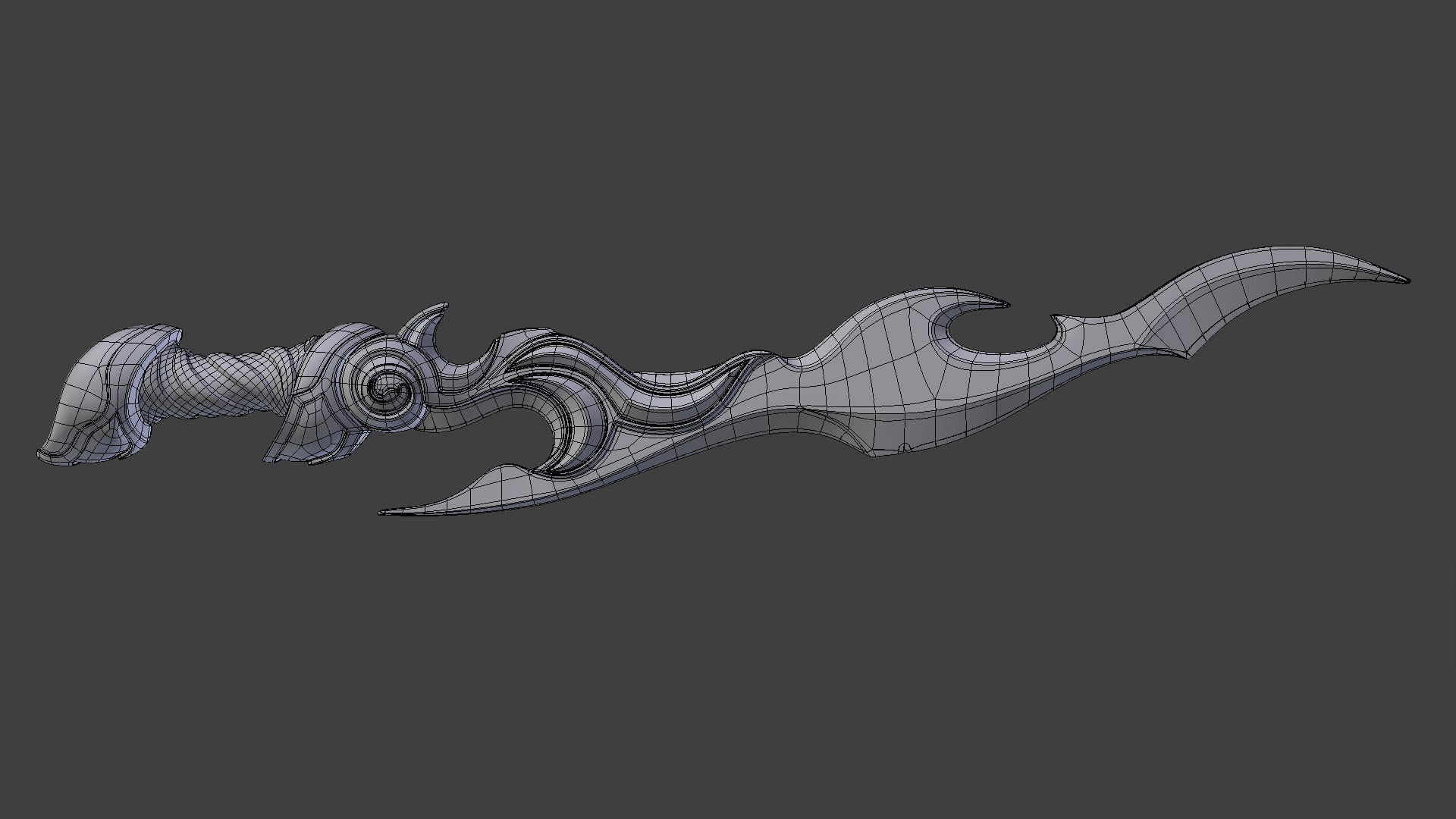 Fantasy Hero Sword 3D model | CGTrader