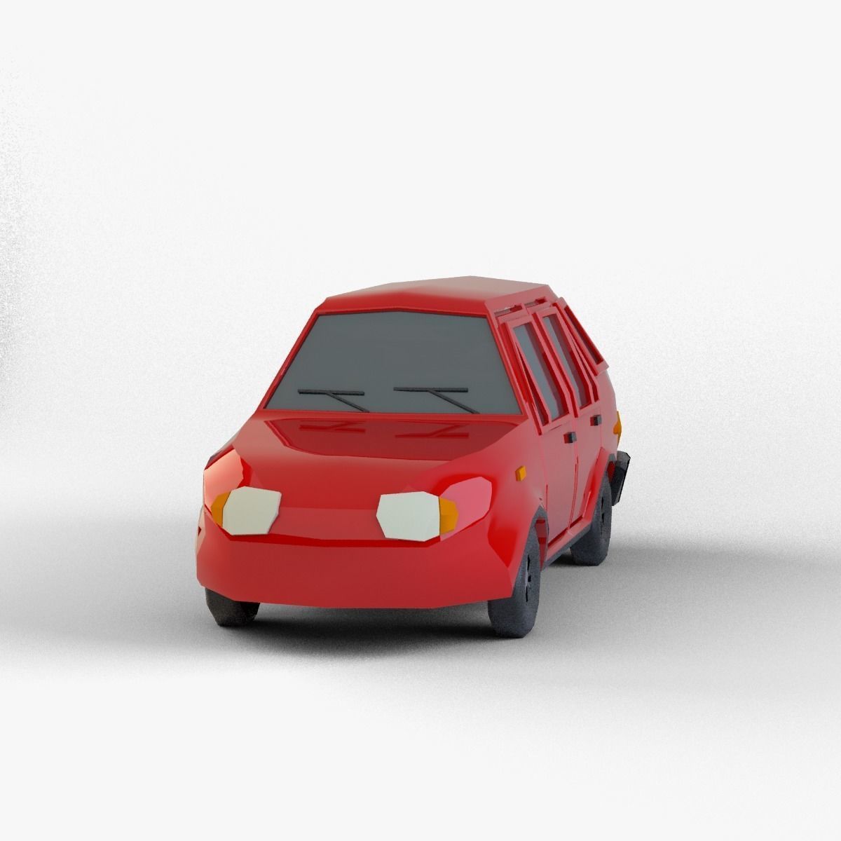 3D model car low-poly 3d model cartoon cuv VR / AR / low-poly | CGTrader