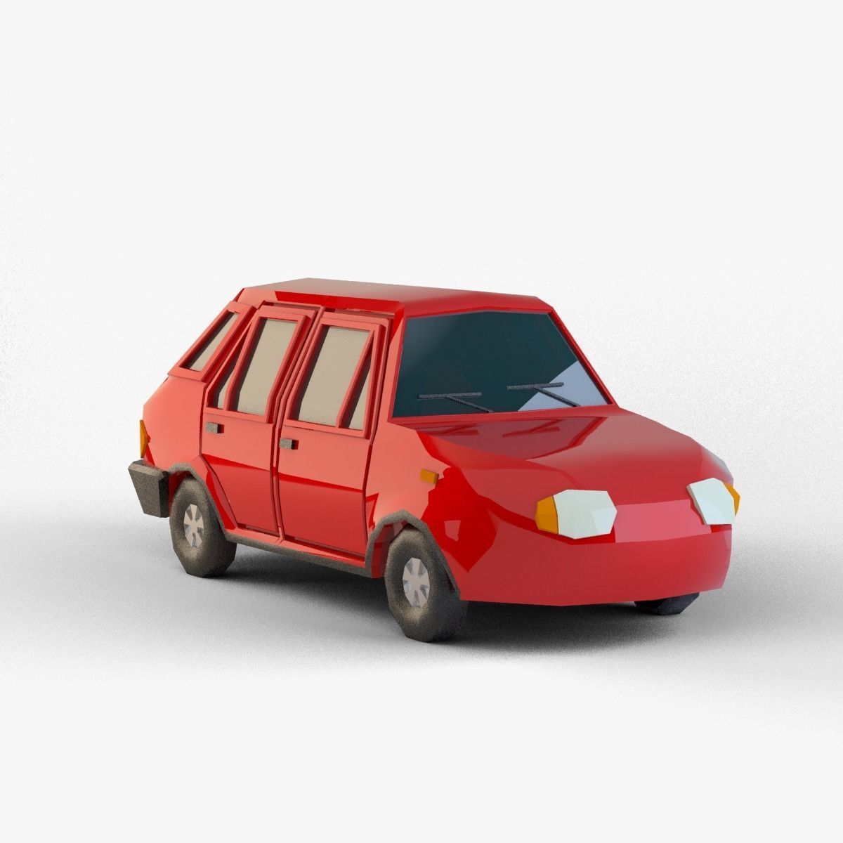 3D model car low-poly 3d model cartoon cuv VR / AR / low-poly | CGTrader