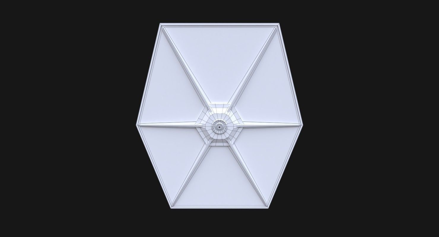 3D model TIE-sf Special Forces of First Order VR / AR / low-poly | CGTrader