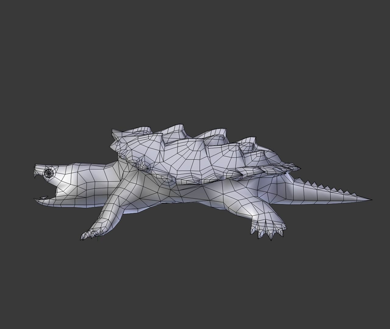 Alligator snapping turtle 3D model animated rigged | CGTrader