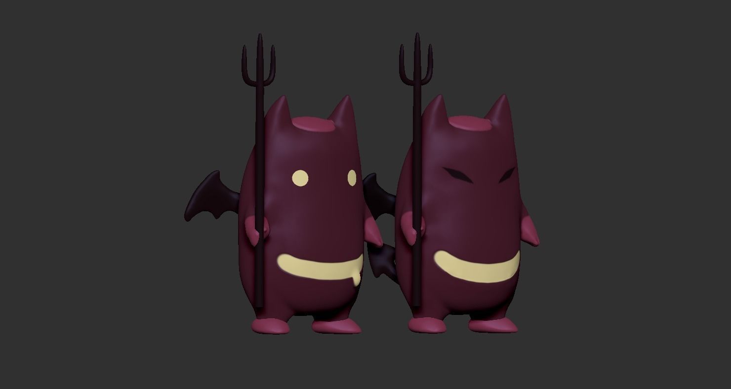 Devil STL for 3DPrint 3D model 3D printable | CGTrader