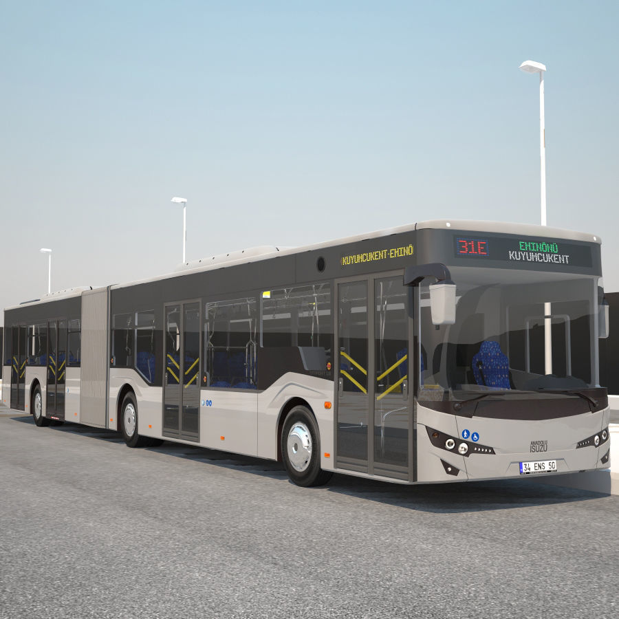 Isuzu Citiport 18 3D model | CGTrader