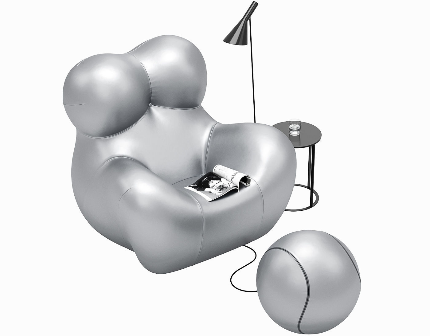 Serie Up 2000 armchair 3D model | CGTrader