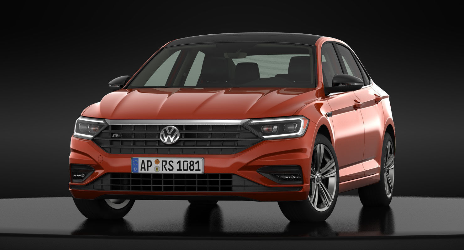 Volkswagen Jetta R-Line 2019 Detailed Interior 3D model | CGTrader