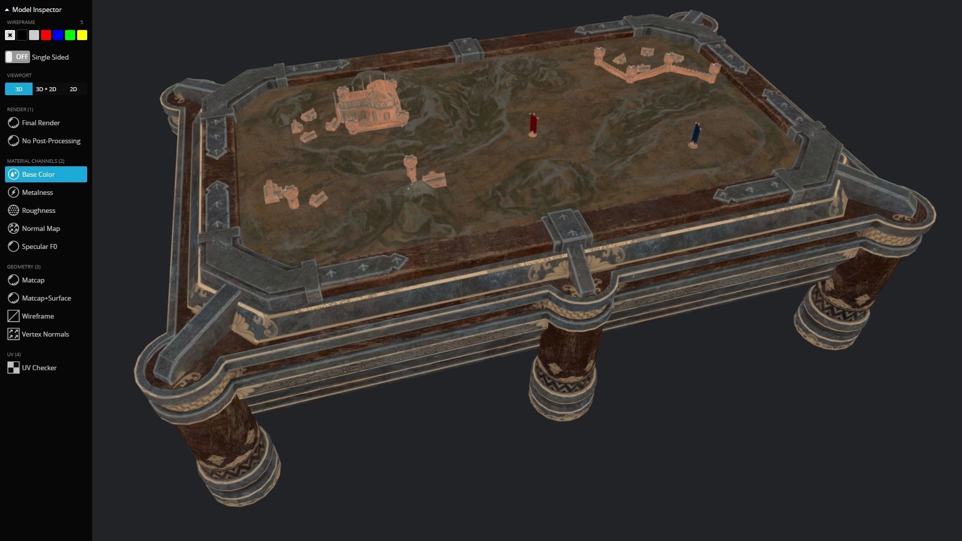 3D model War Table VR / AR / low-poly | CGTrader
