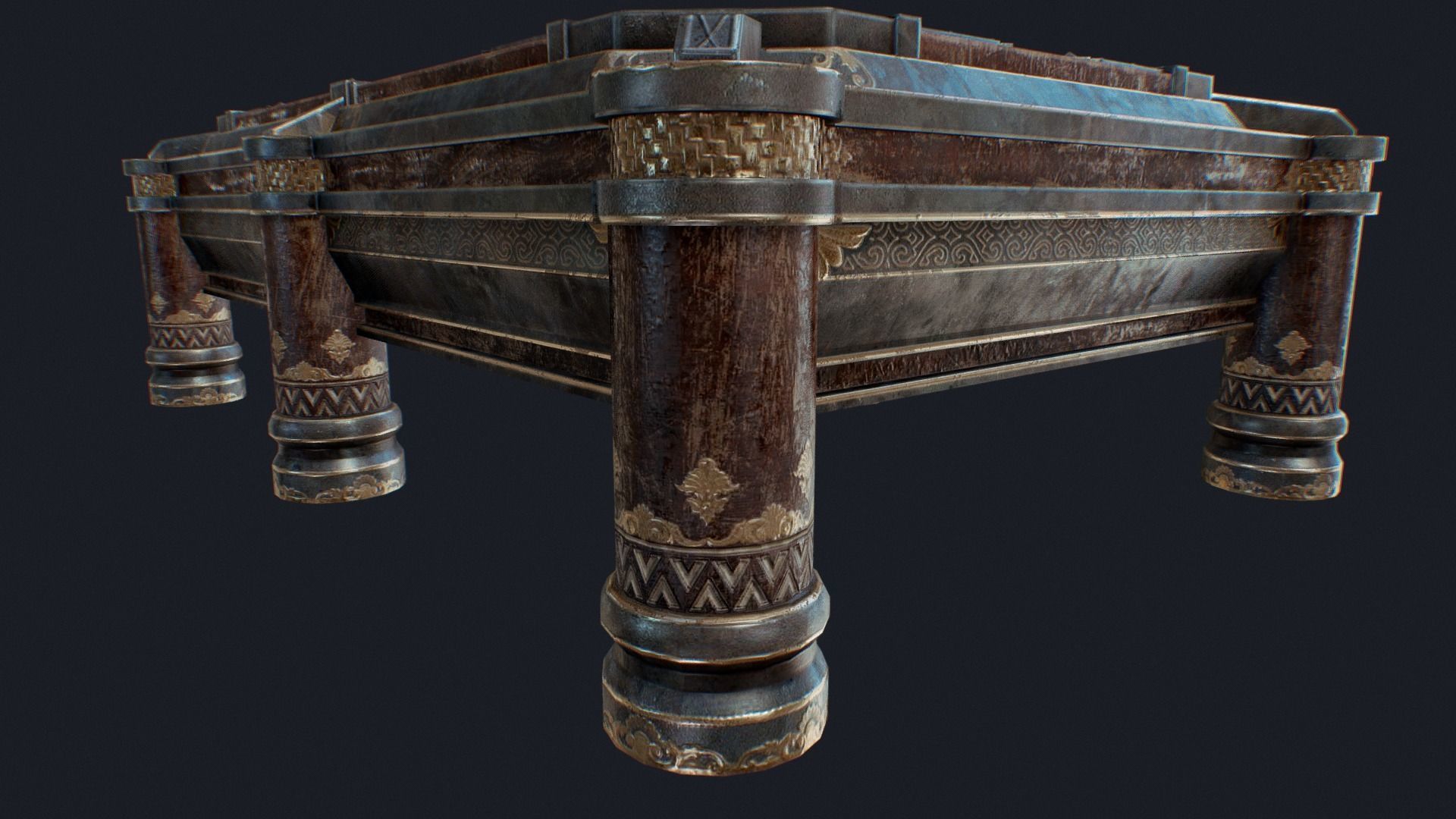3D model War Table VR / AR / low-poly | CGTrader