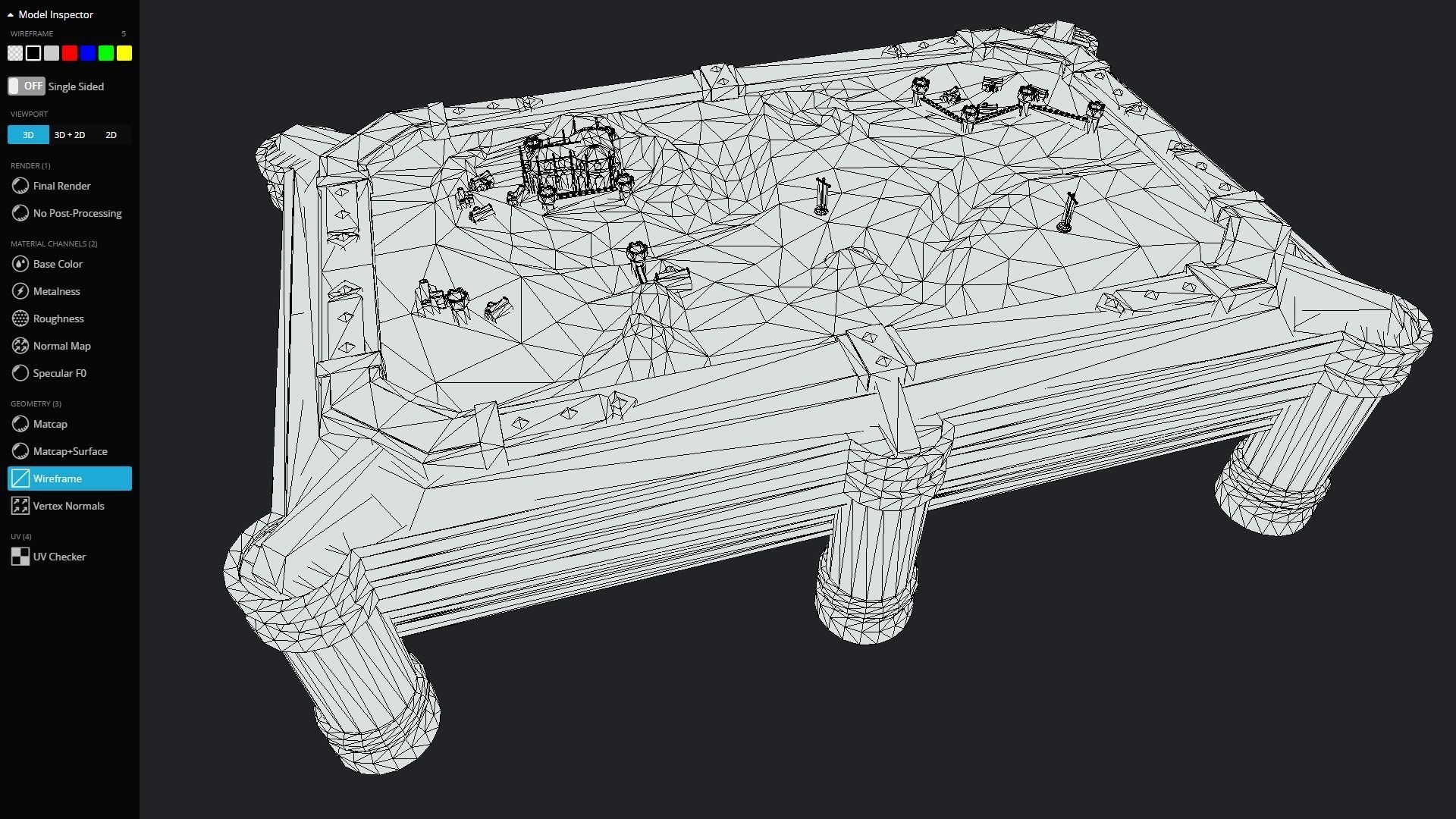 3D model War Table VR / AR / low-poly | CGTrader