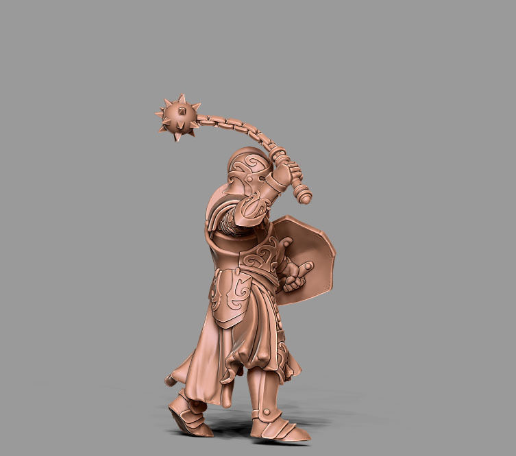 Knight 3D print model - 35mm scale 3D model 3D printable | CGTrader