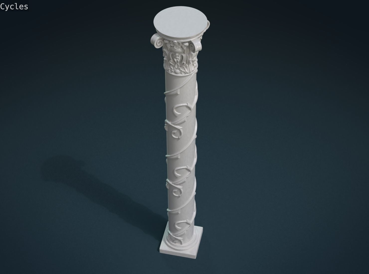 Printable Column Pillar 3D model 3D printable | CGTrader